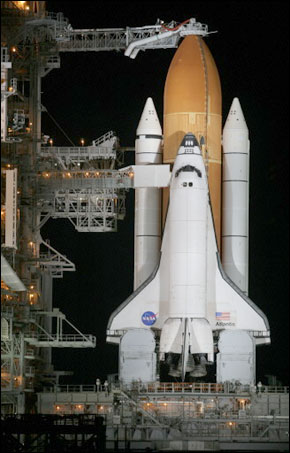 Sur Le Point De Lancer La Navette Spatiale